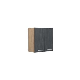 VICCO H&auml;ngeschrank R-Line Schwarz Beton Eiche 60 cm
