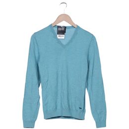 BOSS by Hugo BOSS Herren Pullover, blau, Gr. 48