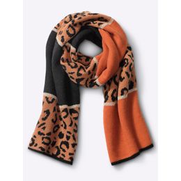 Heine Damen Schal, Orange, T&uuml;cher & Schals, Material: Viskose