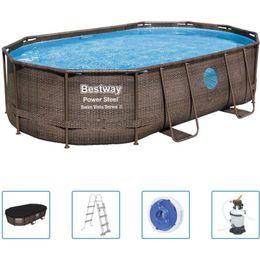 Power Steel Pool-Set 488x305x107 cm Bestway