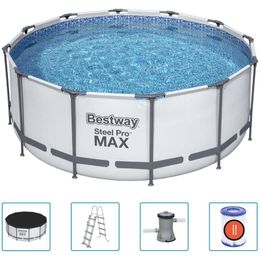 Steel Pro max Swimmingpool-Set Rund 366x122 cm Bestway