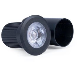 10W led Bodeneinbauleuchte Warmweiß IP67, Schwarz