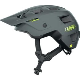 Mountainbikehelm Abus "MODROP MIPS" Helme Gr. M Kopfumfang: 54 cm - 58 cm, grau (concrete grey) Fahrradhelme für Erwachsene