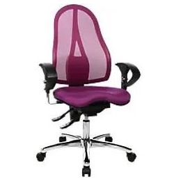 Topstar Ergonomischer Bürostuhl Sitness® 15 Netzstoff, Stoff Lila