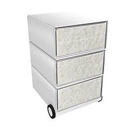 PAPERFLOW Rollcontainer easyBox 4 horizontale Schubladen 642x390x436mm PERSO DAUNE