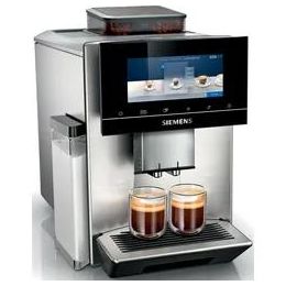 Siemens Kaffeevollautomat "EQ900 TQ905D03, intuitives 6,8" TFT-Display, Barista-Modus" Kaffeevollautomaten AromaBoost, App-Steuerung, Geräuschreduzierung,10 Profile, edelstahl silberfarben (edelstahlfarben)