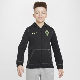 Nike Portugal French-Terry-Kapuzenjacke für ältere Kinder (Jungen) - Blau