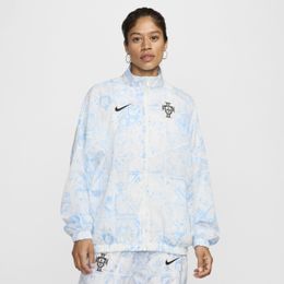 Portugal Essential Windrunner Nike Fußballjacke aus Webmaterial für Damen - Weiß