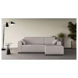 Ecksofa Home Affaire "TAMMO" Sofas Gr. B/H/T: 233cm x 80cm x 162cm, Struktur, Recamiere rechts, beige L-Form