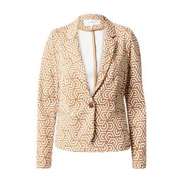 B.Young Blazer 'Rizetta' Damen Gr&ouml;&szlig;e 34 hellbraun / wei&szlig;