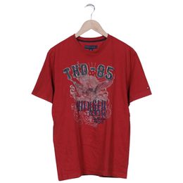 Tommy Hilfiger Herren T-Shirt, rot, Gr. 48