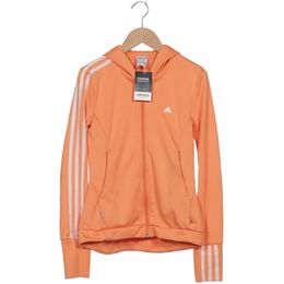 Adidas Damen Kapuzenpullover, orange, Gr. 34