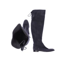 Sergio Rossi Damen Stiefel, marineblau, Gr. 36.5