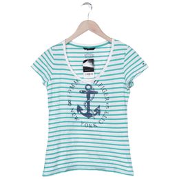 Tommy Hilfiger Damen T-Shirt, grün, Gr. 34