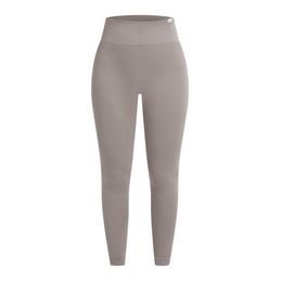 Smilodox Amaze Ripp Compressive Leggings Damen Größe XS taupe