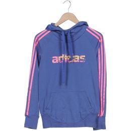 Adidas Damen Kapuzenpullover, blau, Gr. 34