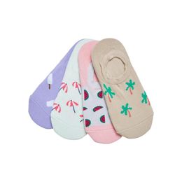 Urban Classics Ankle Socks female Beige, Purple, Pink size 39-42