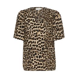 Kaffe Bluse 'Ariana' Damen Größe XL beige / braun / schwarz