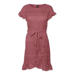 Véro Moda VERO MODA Kleid 'VMHONEY' Damen Größe 42 burgunder Winterkleid
