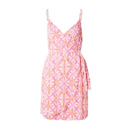 Only Kleid 'ONLALMA' Damen Größe 36 eosin / rot / weiß Winterkleid