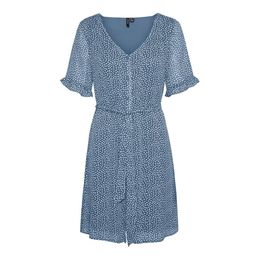 V&eacute;ro Moda VERO MODA Kleid 'CARO' Damen Gr&ouml;&szlig;e 40 blau Winterkleid