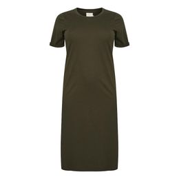 Kaffe CURVE Kleid 'Caline' Damen Gr&ouml;&szlig;e 46/48 khaki Winterkleid