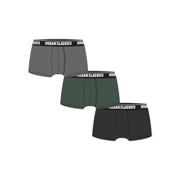 Urban Classics Boxershorts Herren Gr&ouml;&szlig;e XXL hellgrau / dunkelgr&uuml;n / schwarz / wei&szlig;