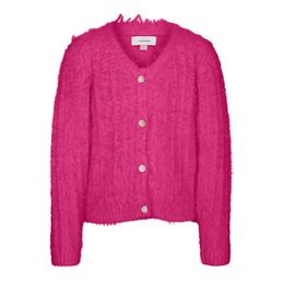Vero Moda Girl Knit Cardigan 'LAPOILU' girl Pink size 146/152