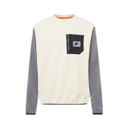Nike Sportswear Sweatshirt Herren Größe XS beige / dunkelgrau / schwarz