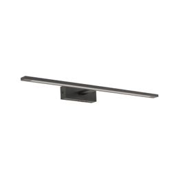 Licht-Erlebnisse Bilderleuchte SEAN, LED, Neutralweiß, Bilderleuchte LED Metall 62 cm lang Schwarz 4000 K neutralweiß Spiegel