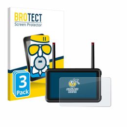 BROTECT Displayschutzglas Schutzglas für Atomos Zato Connect, 3 Stück, Schutzfolie Display Schutz Glas Folie matt, weiß