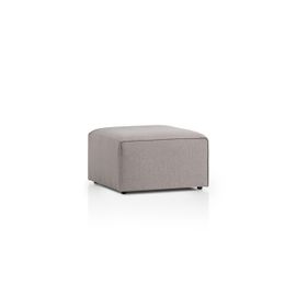 Xdream Polsterhocker Milos, als Modul oder separat verwendbar (1 St), individuell kombinierbare Wohnlandschaft, skandinavisches Design, grau, Hellgrau