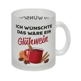 speecheese Tasse Ich wünschte das wäre ein Glühwein Glas Tasse