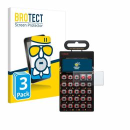 BROTECT Displayschutzglas Schutzglas für Teenage Engineering PO-28 robot, 3 Stück, Schutzfolie Display Schutz Glas Folie matt, weiß