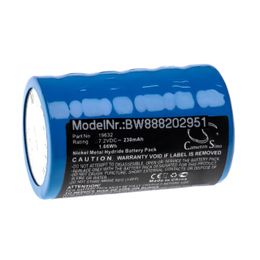 vhbw passend für Servox Speech, Digital XL, 19632, 14266, D45N7 Medizin Akku NiMH 230 mAh, schwarz