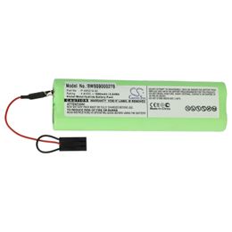 vhbw passend für Puritan Bennett 49221900, PB700, Renaissance II, PB100 Akku NiMH 1800 mAh, schwarz