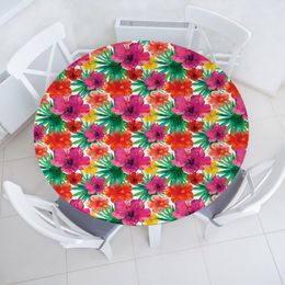 Abakuhaus Tischdecke Rundum-elastische Stofftischdecke, Bunt Lively Tropical Forest