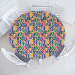 Abakuhaus Tischdecke Rundum-elastische Stofftischdecke, Bunt Casino Chips Luck