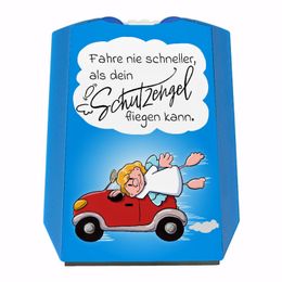 speecheese Parkscheibe Fahre nie schneller als dein Schutzengel fliegen kann Parkscheibe