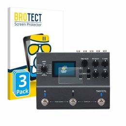BROTECT Displayschutzglas Schutzglas für Boss RV-500 Reverb, 3 Stück, Schutzfolie Display Schutz Glas Folie matt, weiß