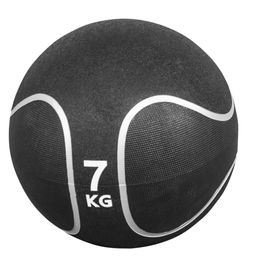 Gorilla Sports Medizinball Einzeln / Set, Ø 23 oder 29 cm, rutschfest, aus Gummi, Fitnessball, 7 KG