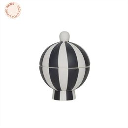Oyoy Aufbewahrungsdose Living Toppu Bonbonniere 8.5x11.5cm, weiß, white/black