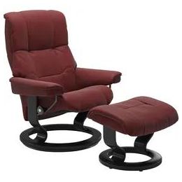 Relaxsessel stressless "Mayfair" Sessel Gr. Leder PALOMA, Classic Base Schwarz, Relaxfunktion-Drehfunktion-PlusTMSystem-Gleitsystem, B/H/T: 79 cm x 101 cm x 73 cm, rot (cherry paloma) mit Classic Base, Größe S, M & L, Gestell Schwarz