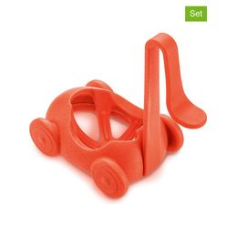 Koziol 2er-Set: Eierbecher "Buggy" in Orange - (L)6,3 x (B)12 x (H)10,9 cm