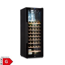 Klarstein Barossa 54 Uno Weink&uuml;hlschrank 155 L 54 Flaschen Glast&uuml;r Touch LED