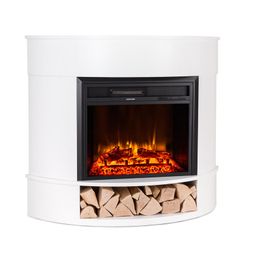 Klarstein Loloru Elektrokamin Heizl&uuml;fter 900/1800W Wochentimer Fernbedienung Wei&szlig;