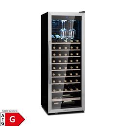 Klarstein Vinamour 46 Uno Weink&uuml;hlschrank 1 Zonen 155 L/46 Fl. 4-18 &deg;C Edelstahl
