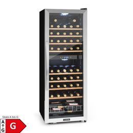Klarstein Vinamour 54 Duo Weink&uuml;hlschrank 2 Zonen 148 Ltr 54 Fl Touch-Display