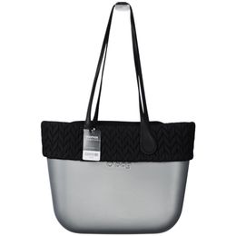 O bag Damen Handtasche, grau, Gr.