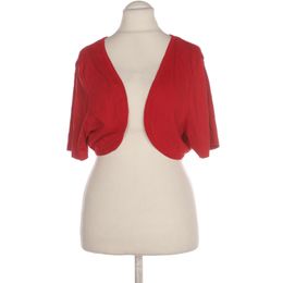 sheego Damen Strickjacke, rot, Gr. 56